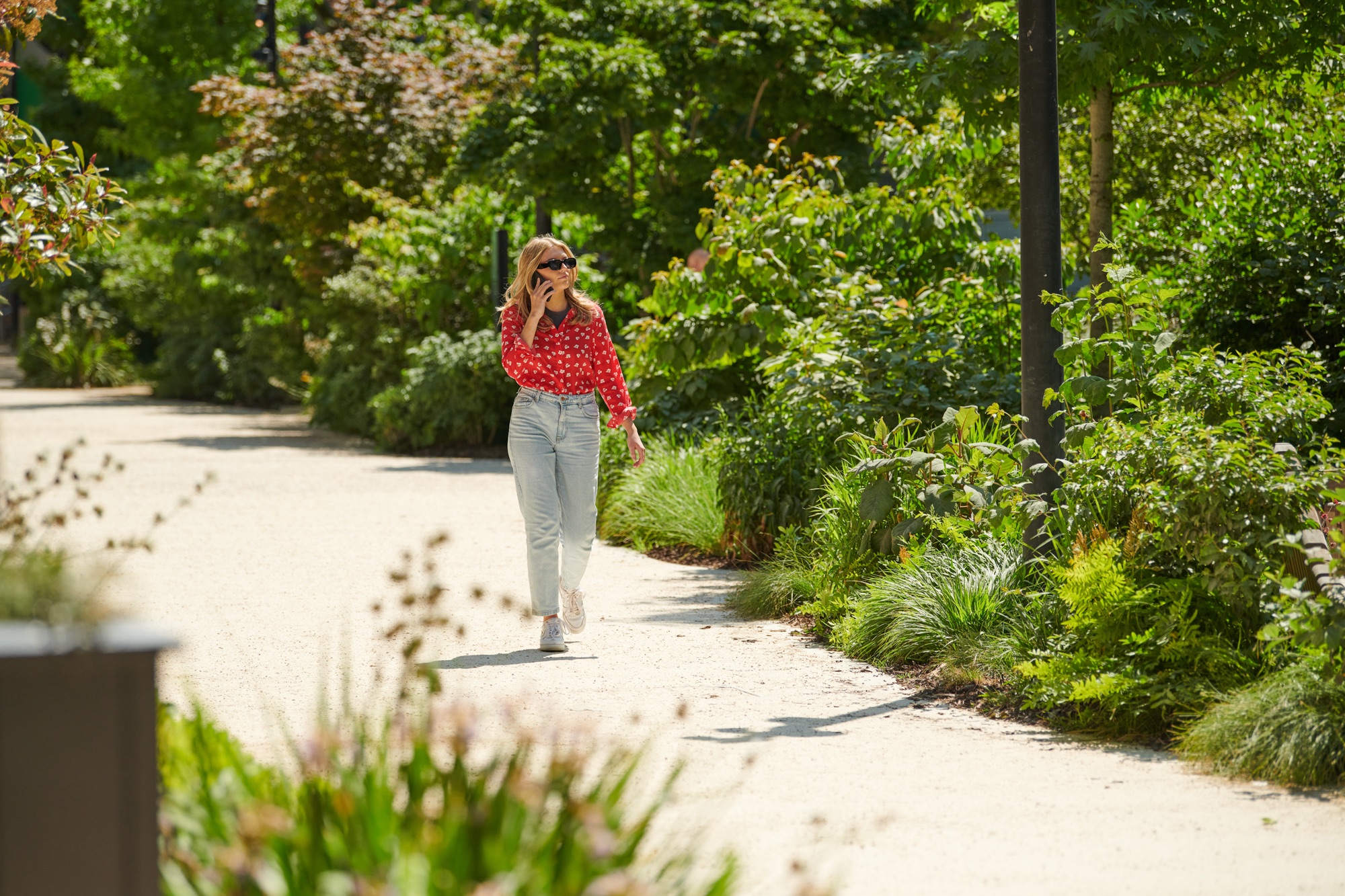 Place brand lifestyle photography of Elephant Park London